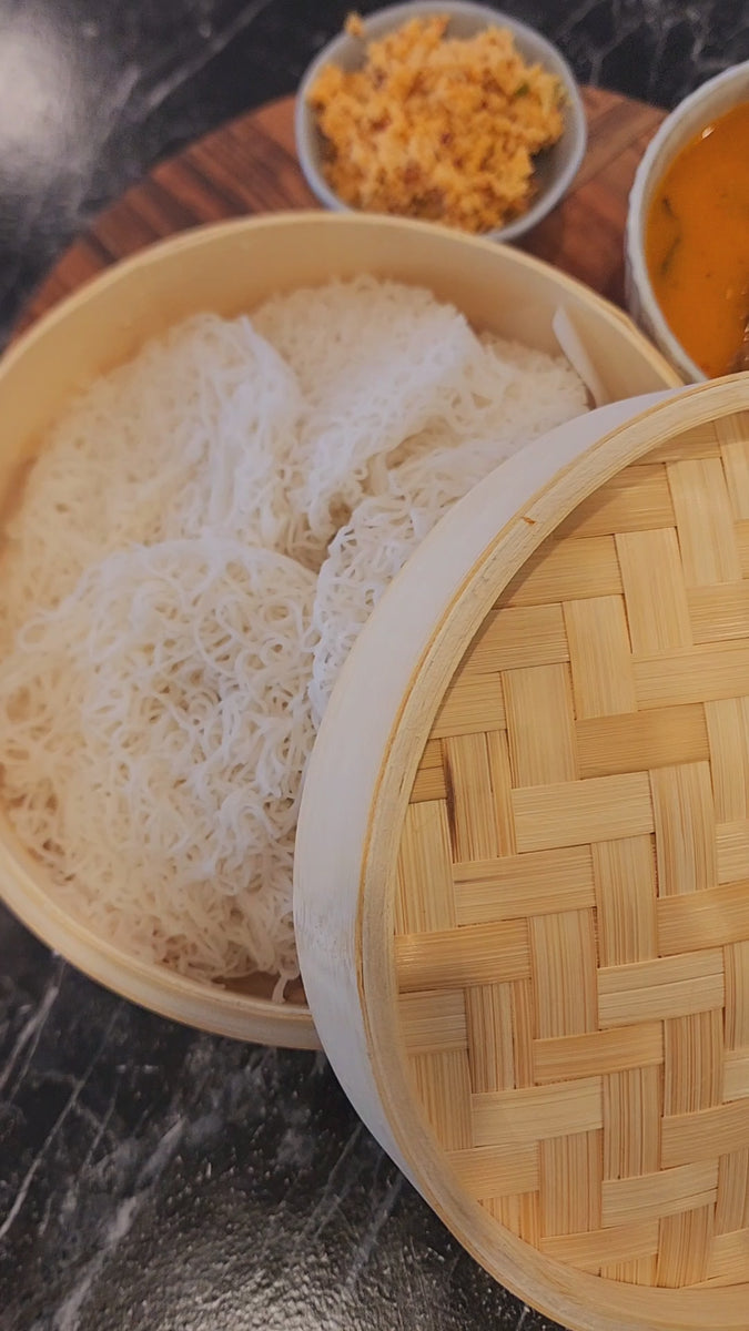 String hoppers – Mr. & Mrs. Chefs Palmy